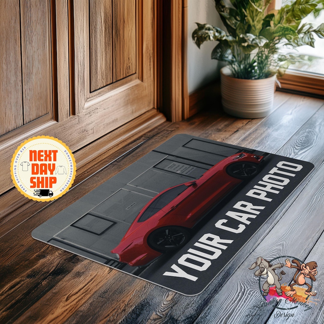 Custom Car Doormat, Car Rug, Home Decor, Gift for Him, Custom Door Mat ...