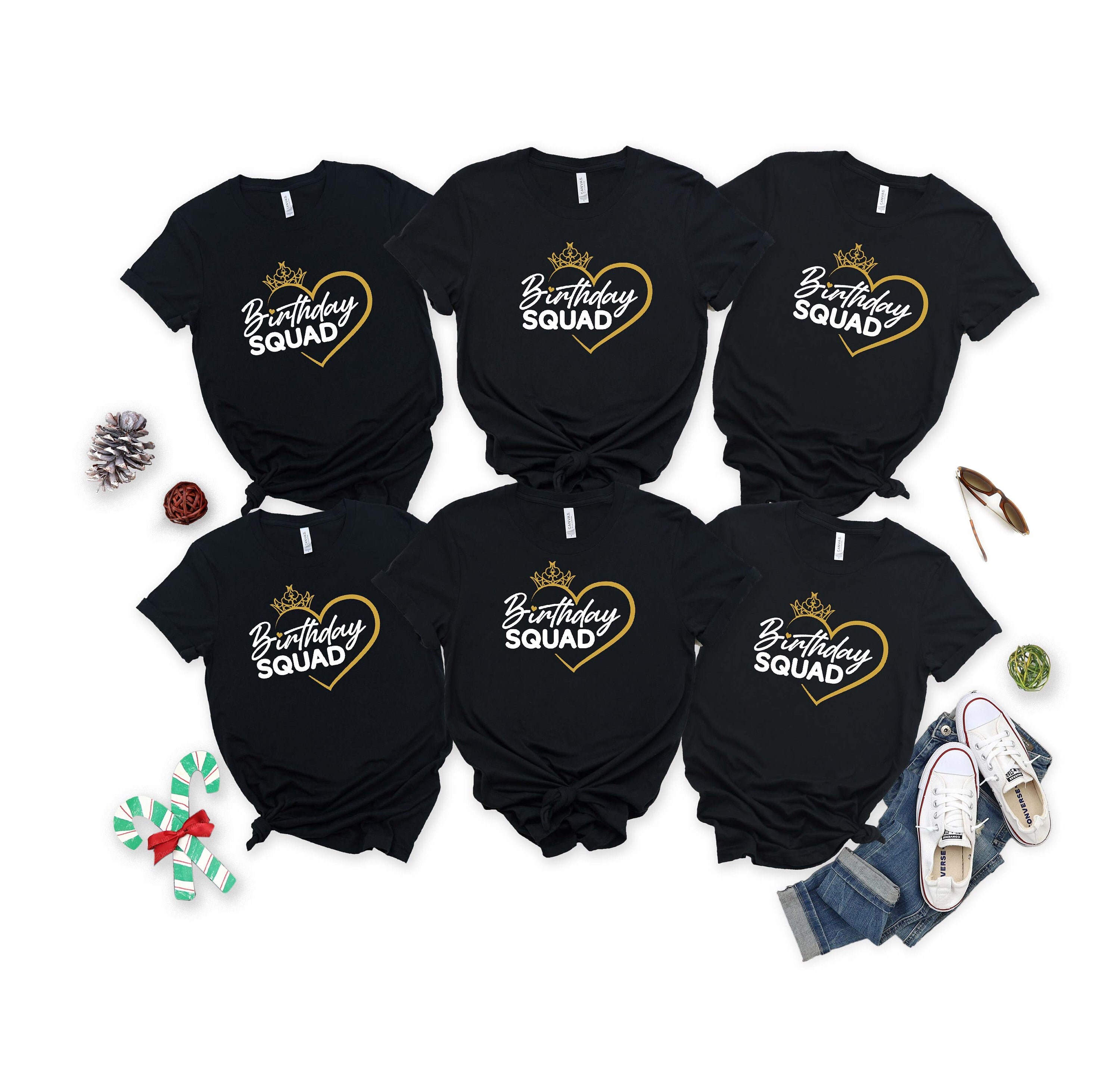 Birthday Squad Shirt Birthday Group Shirts Birthday Crew Etsy