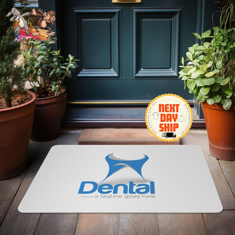 Custom Logo Doormat, Business Logo Doormat, Company Logo Design ...