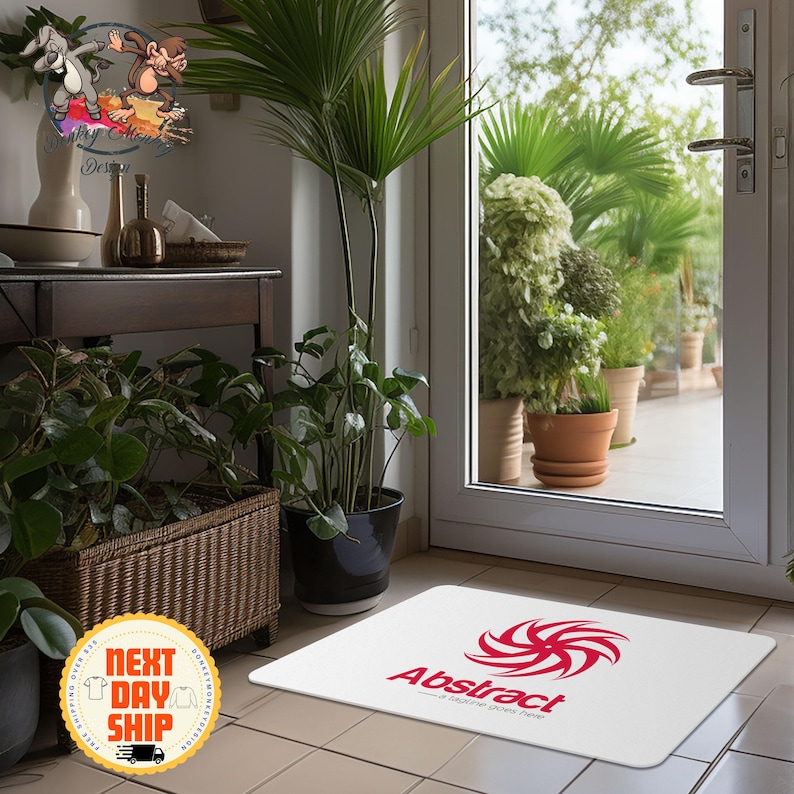 Custom Logo Doormat, Business Logo Doormat, Company Logo Design ...