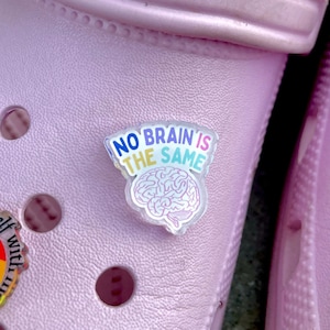 No Brain is the Same Croc Charm, Brain Shoe Charm, SLP Jibbitz, SLP ...