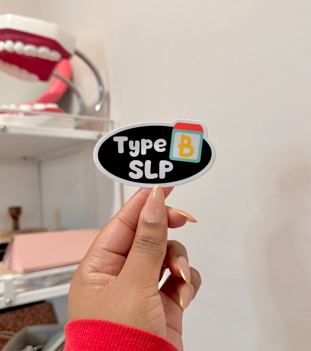Type B SLP 119, SLP Sticker, Speech Pathologist Sticker, School Based ...