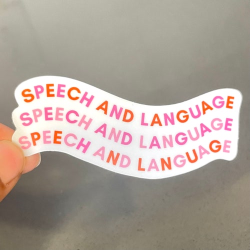 Language Processing Hierarchy Cute Sticker Speech Therapy - Etsy