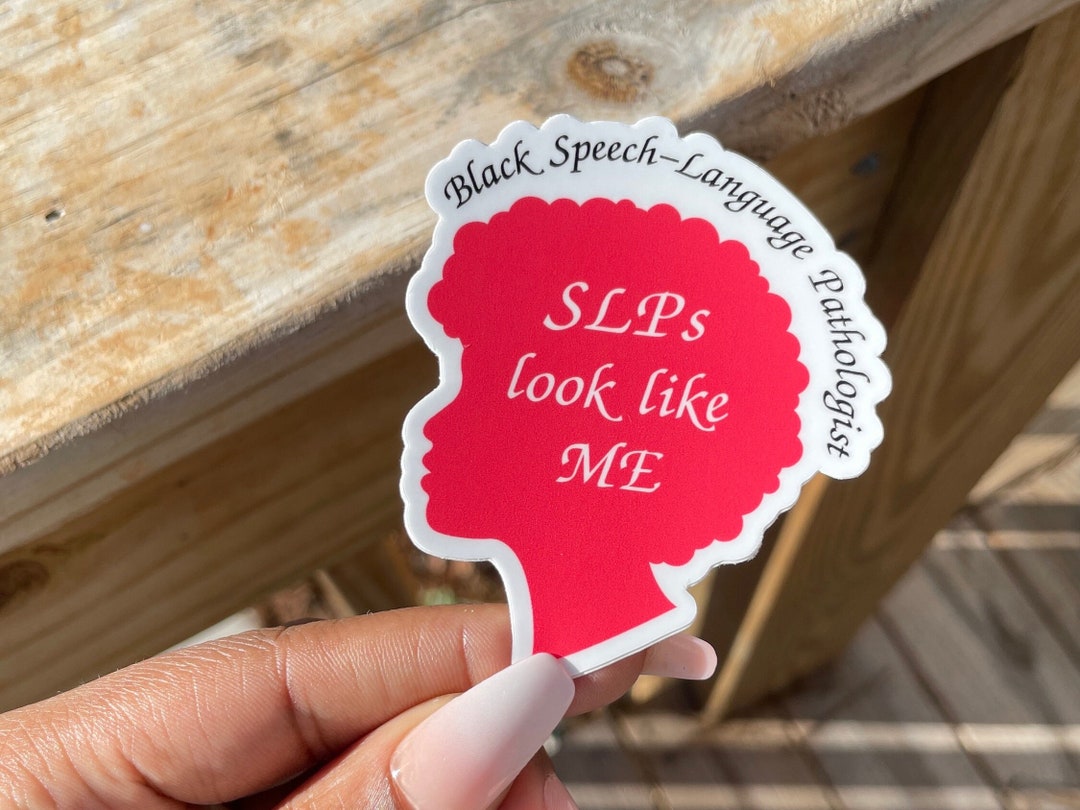 Slps Look Like Me Sticker (99), SLP Sticker, Black Slp, Speech ...