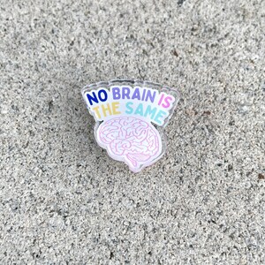 No Brain is the Same Croc Charm, Brain Shoe Charm, SLP Jibbitz, SLP ...