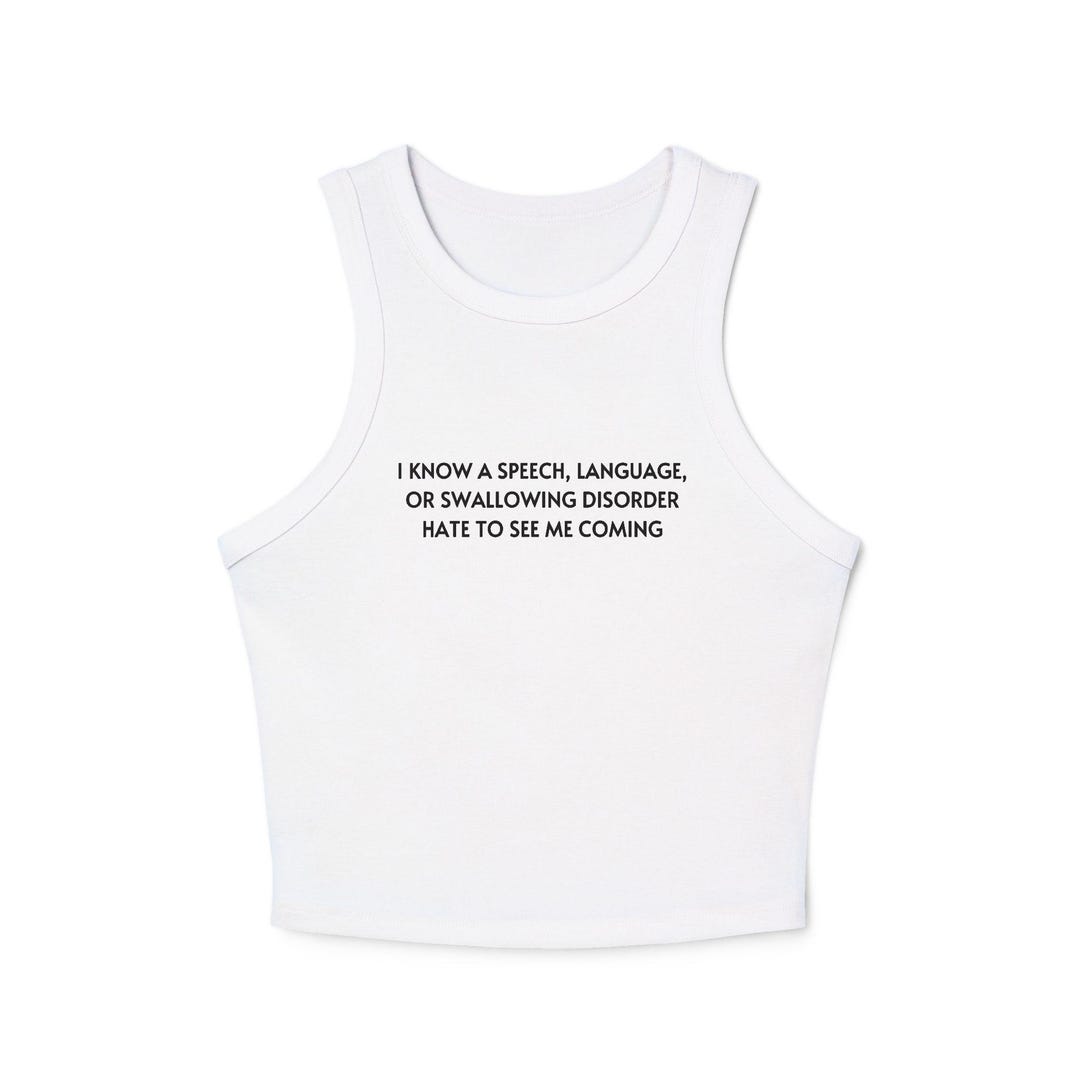 Hate to See Me Coming SLP Women's Micro Rib Racer Tank Top, Speech ...
