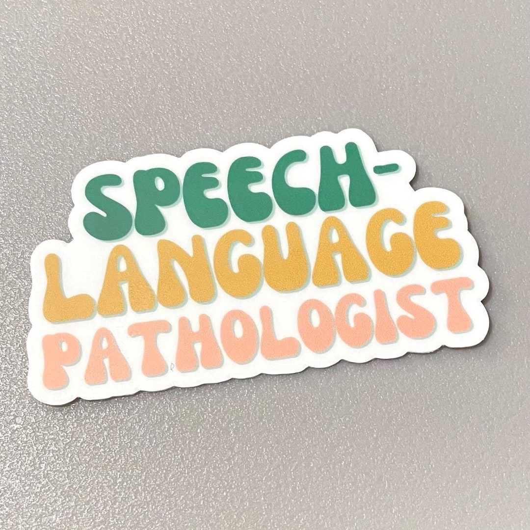 SLP Pink & Green Sticker (21), SLP Sticker, Speech Pathologist, Slp ...