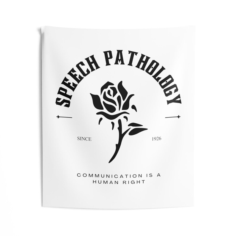 White Rose Graphic Speech Pathology, SLP, Communication is a Human ...