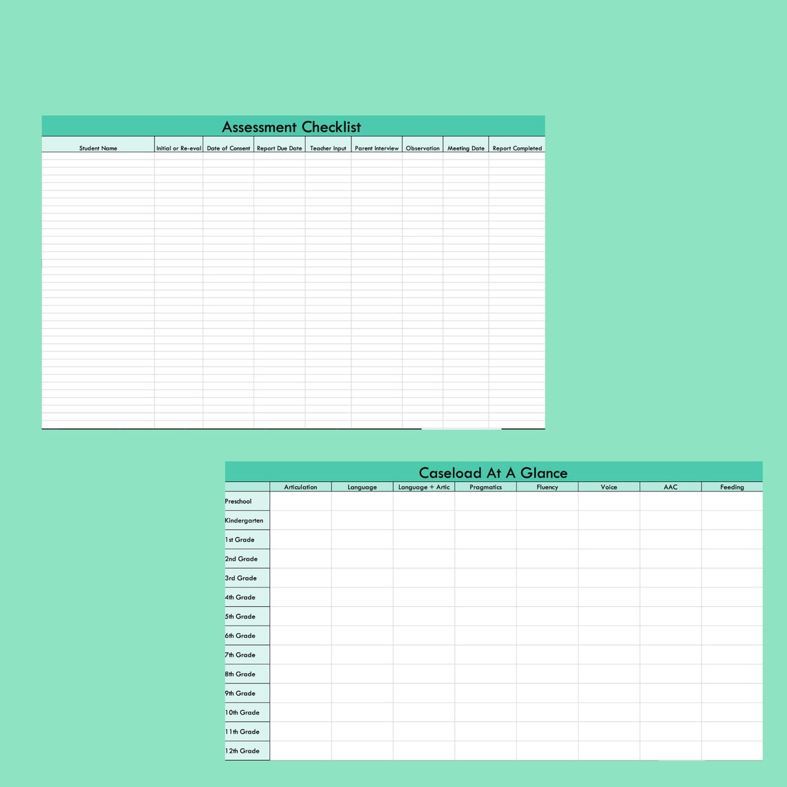 SLP Digital Organization Bundle - Etsy