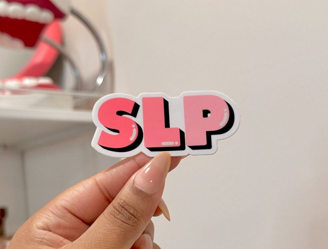 Pink Gradient SLP Sticker 121, Speech Pathologist, SLP Sticker, SLP ...