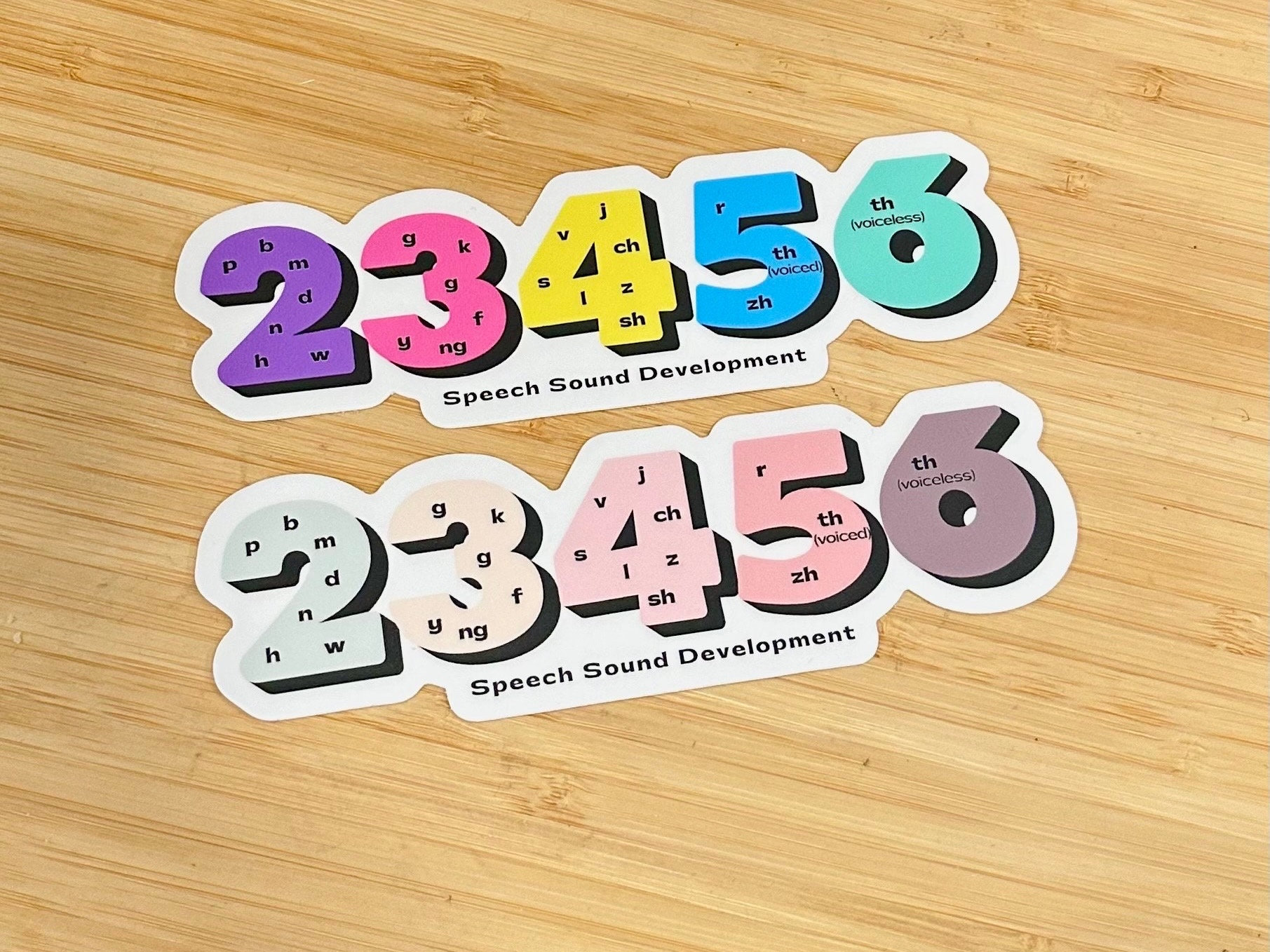 Speech Sound Development Chart Sticker, Articulation, Slp, Speech ...