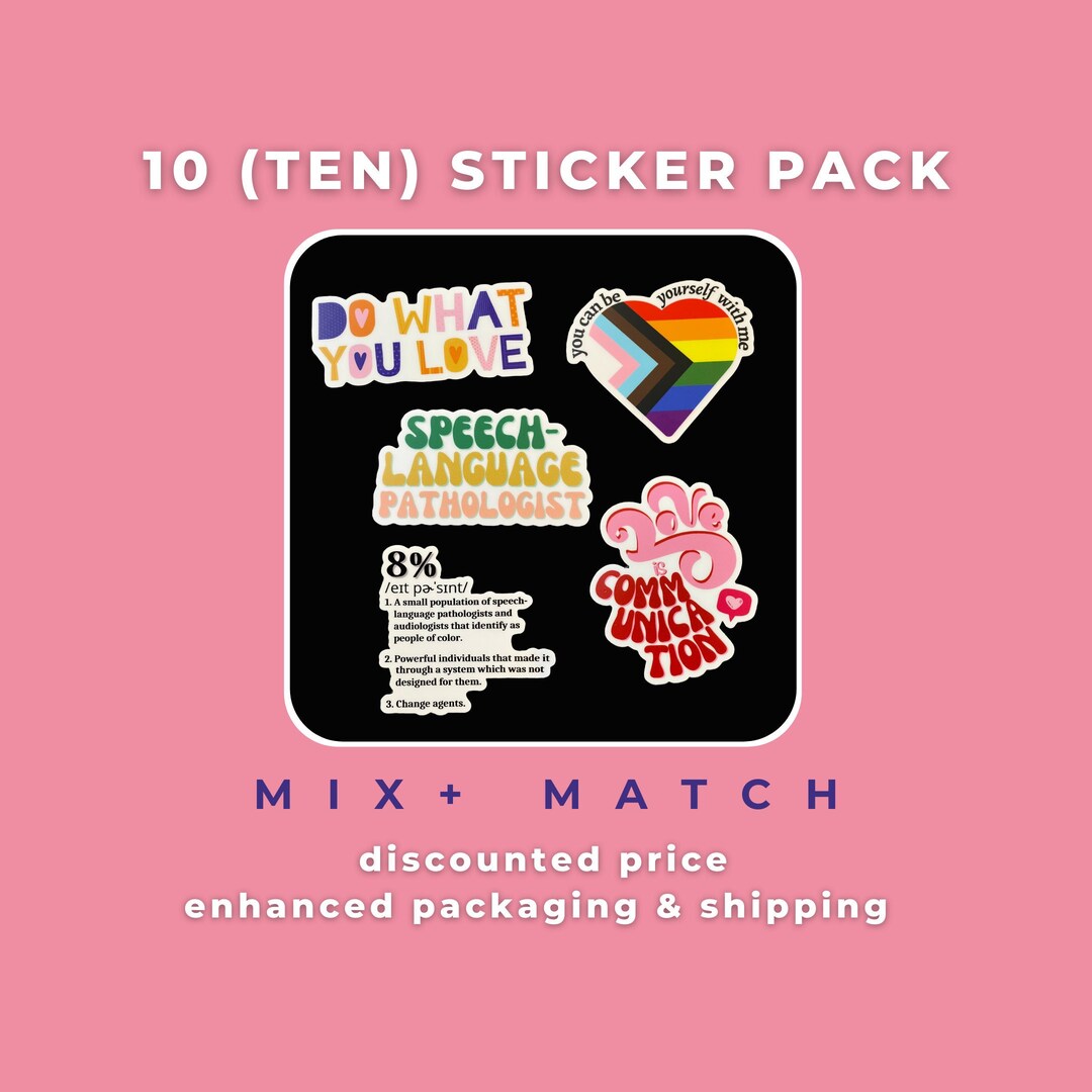 10 Sticker Pack mix Match - Etsy