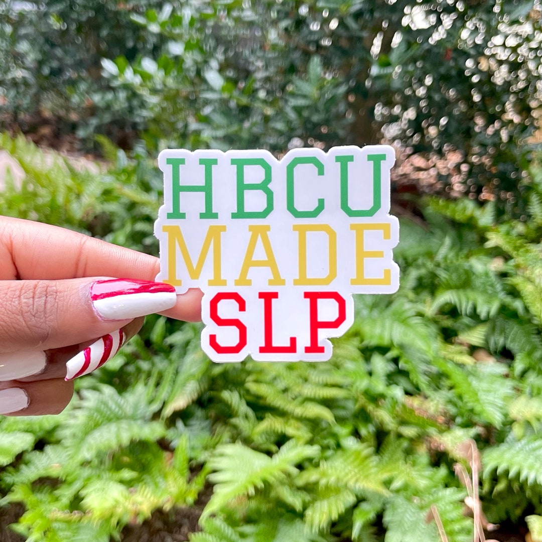 HBCU Made SLP Sticker (14), HBCU Sticker, Laptop Sticker, Black Slp ...