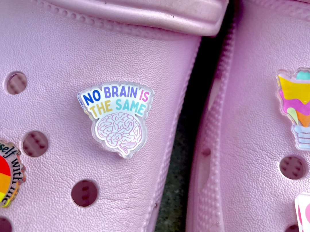 No Brain is the Same Croc Charm, Brain Shoe Charm, SLP Jibbitz, SLP ...