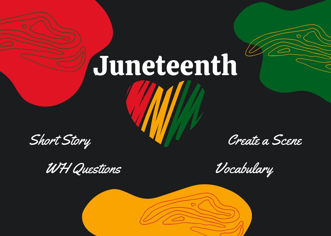 Juneteenth Short Story WH Questions Vocabulary and More Downloadable ...