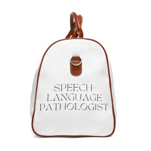 SLP Big Nine Speech Therapy SLP Bag, Waterproof Travel Therapy Bag - Etsy