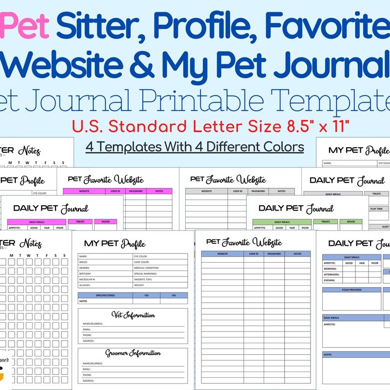 PrintablePlannerKDP - Etsy