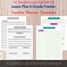 Teacher Planner Template, Teacher Lesson Plan Template, Printable ...