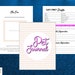 Printable Pet Journal Template Collection, Pet Wellness Care, Pet ...