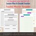 Printable Ultimate Teacher Lesson Planner Template, Printable Planner ...