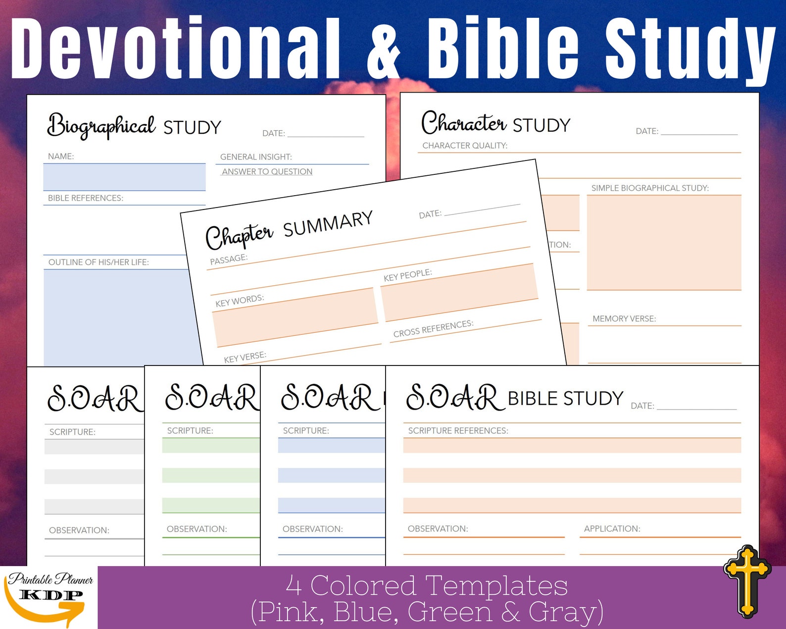 Printable Ultimate Faith Bundle, Christian Faith Planner Inserts, Bible ...