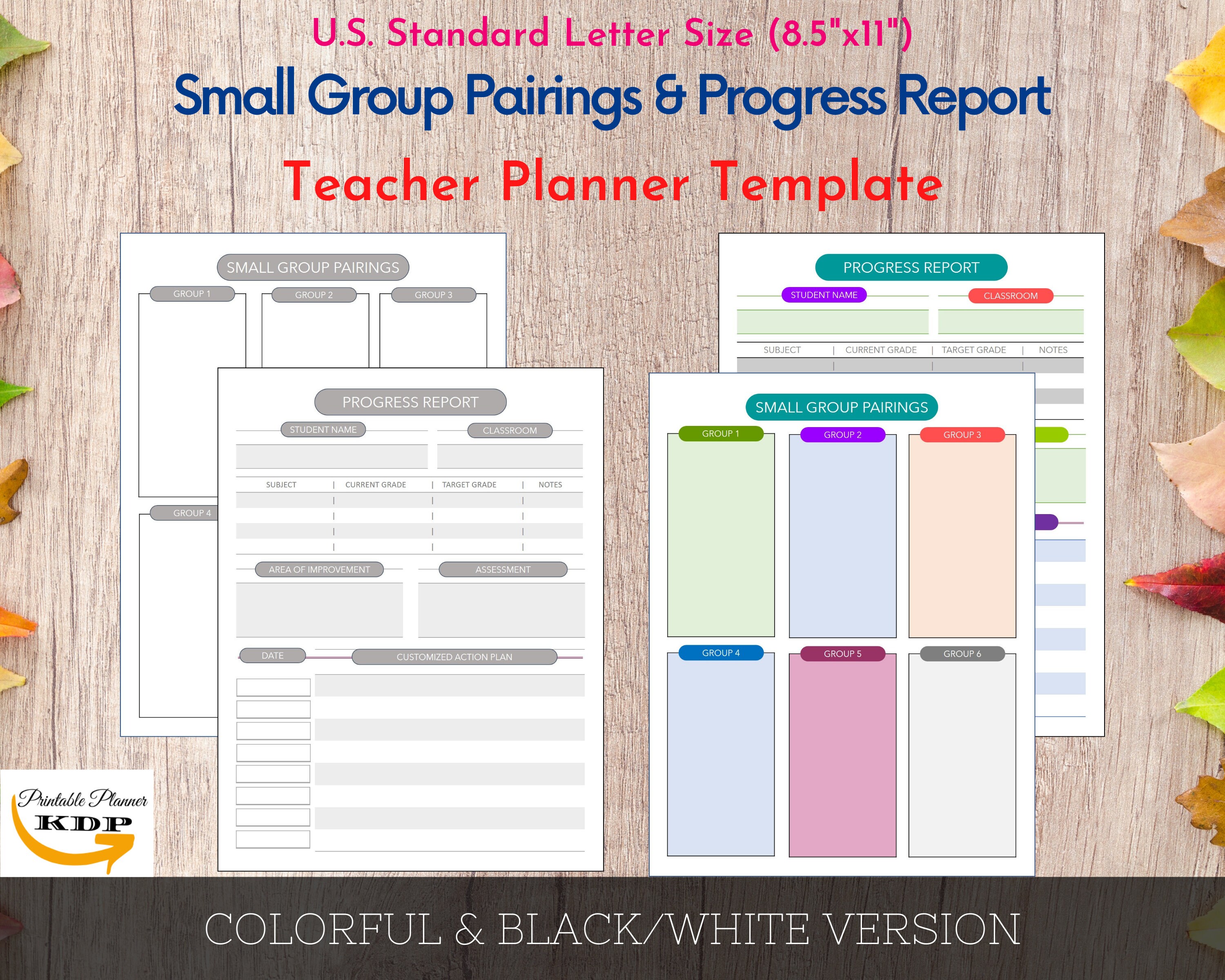 Printable Ultimate Teacher Lesson Planner Template, Printable Planner ...