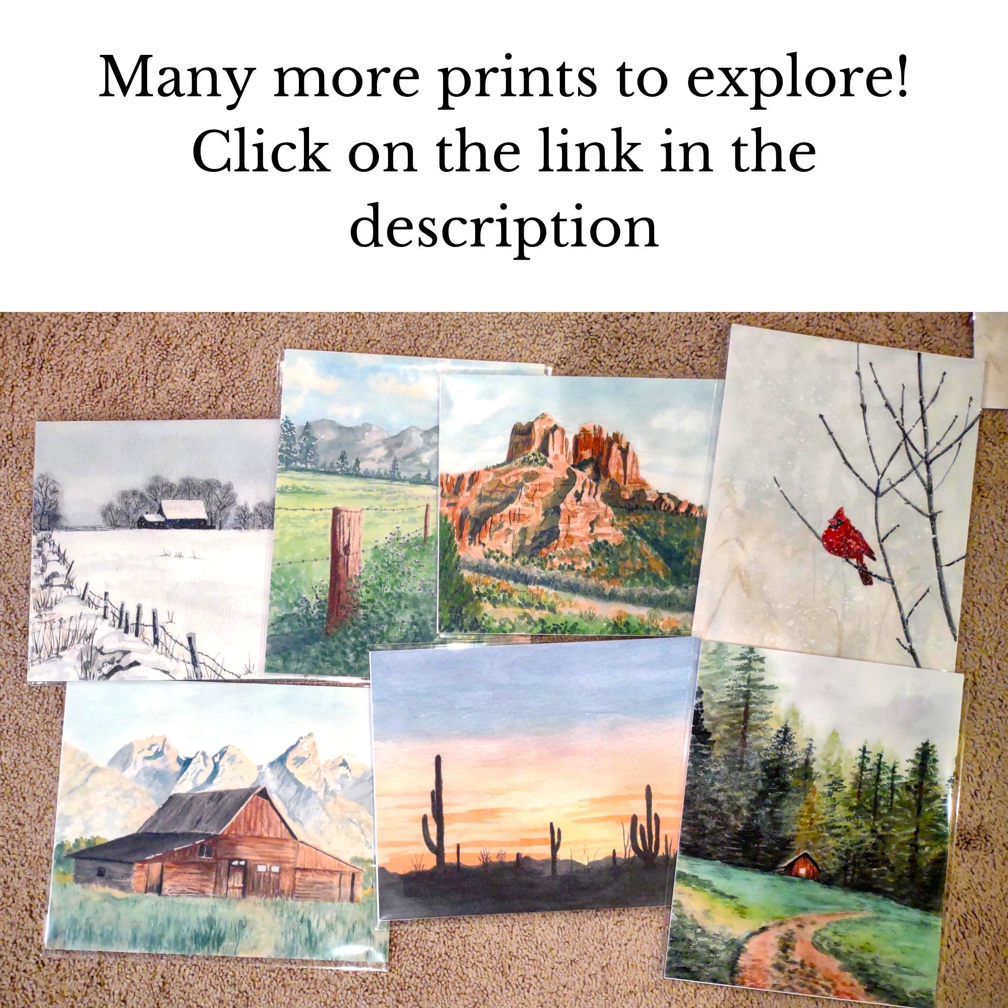 Acacia Tree in Kenya Watercolor Print, Africa Landscape Painting ...