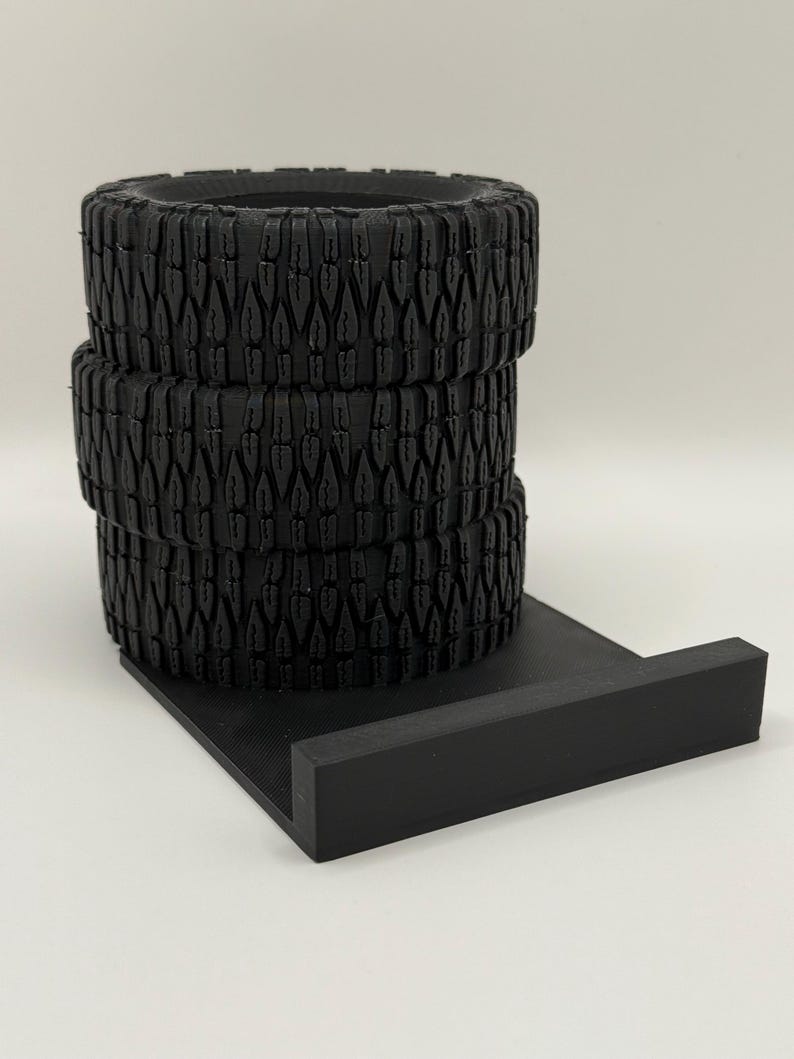 Custom Tire-themed Business Card & Pen Holder – Personalized 3D Printed ...