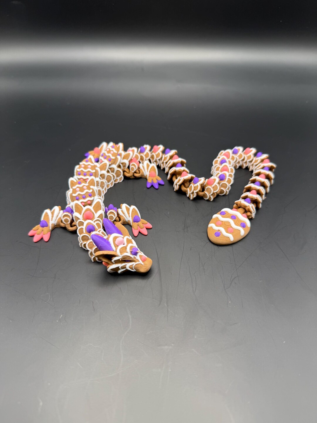 3D Printed Easter Egg Dragon Figurine | Customizable Colors | Unique ...