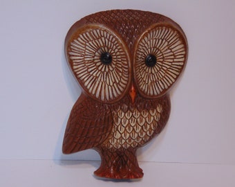 Owl Wall Plaque | Etsy