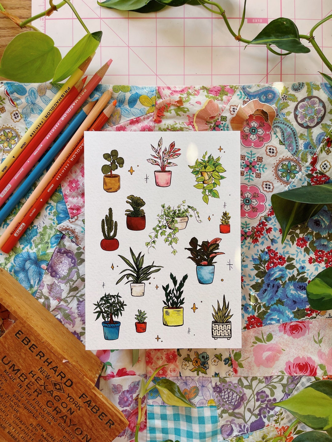 House Plants | 5x7 Print - Etsy