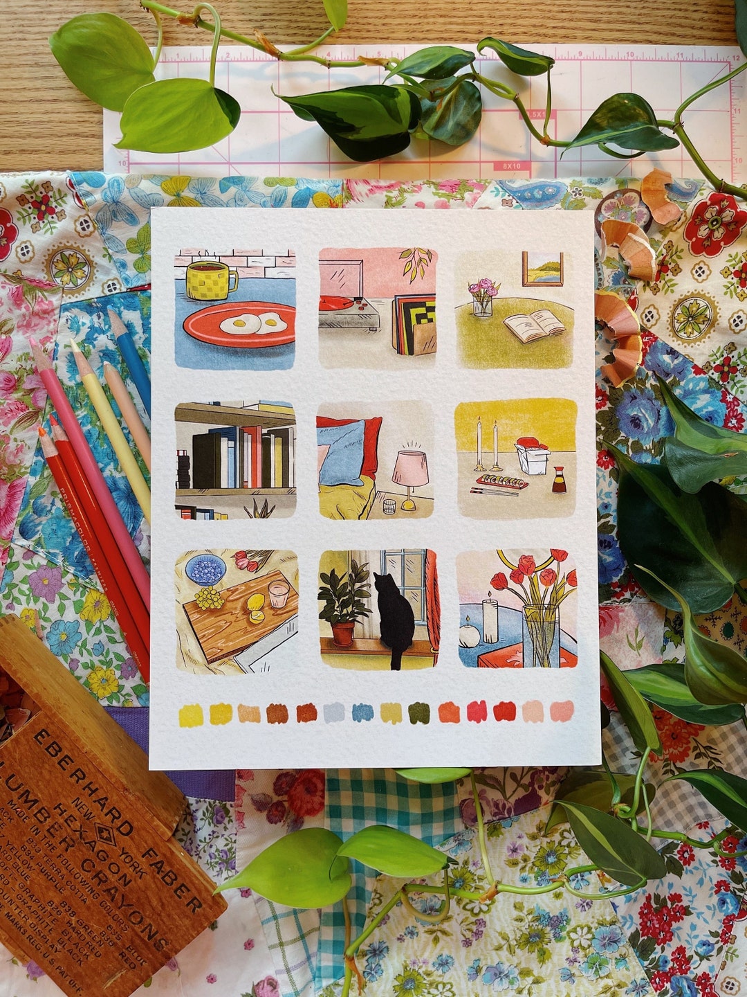 Lovely Grid | 8x10 Print - Etsy