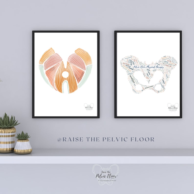 Pelvic Floor Physical Therapy Pelvis Word Cloud | Thank You Gift Art ...