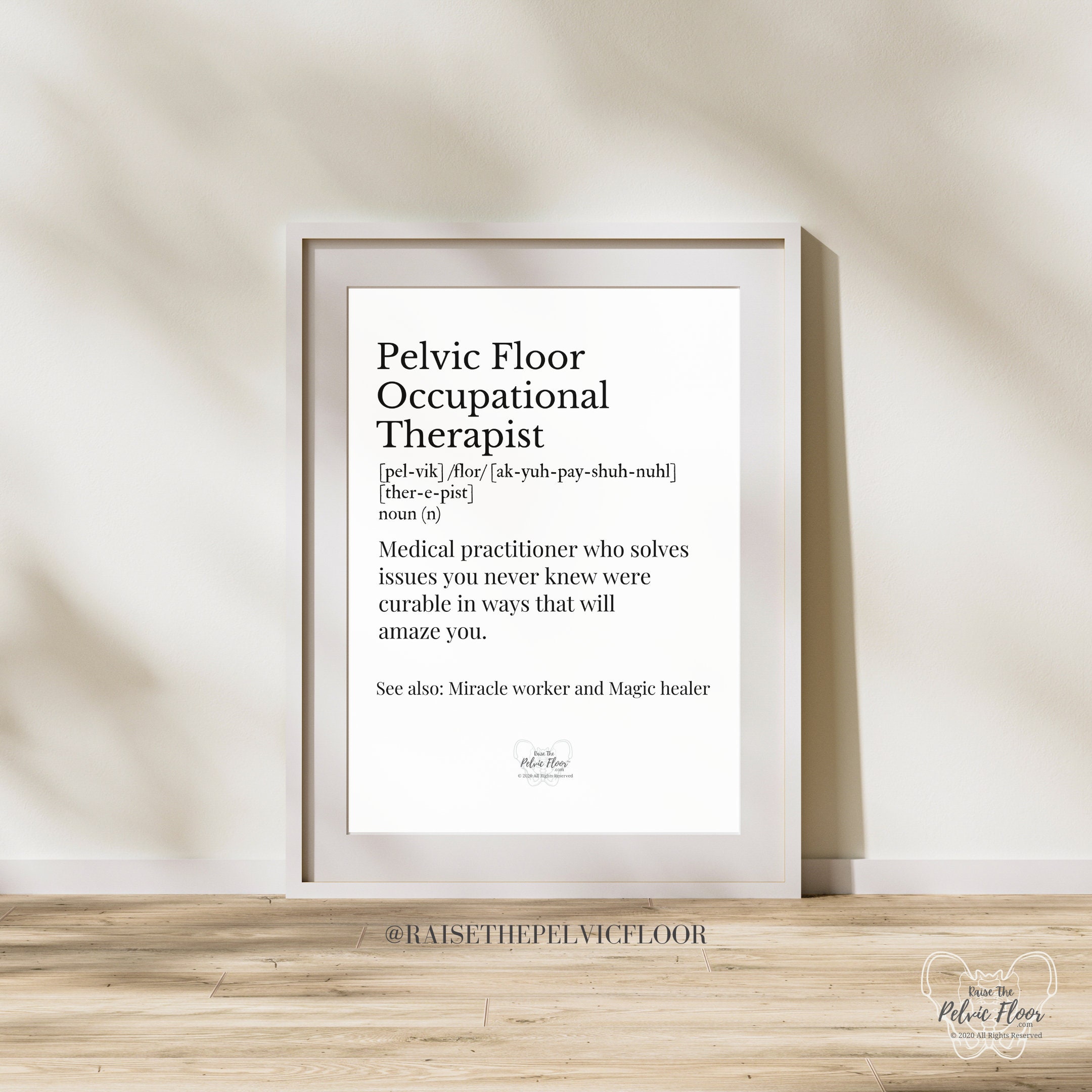 Digital Download* | Pelvic Floor Occupational Therapist Definition ...
