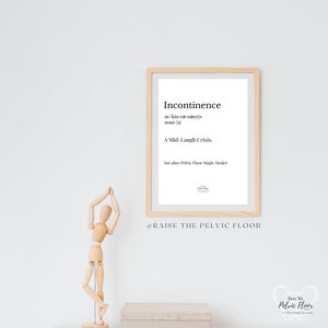 Digital Download* | Incontinence Fun Pun Definition- Pelvic Floor Thank ...