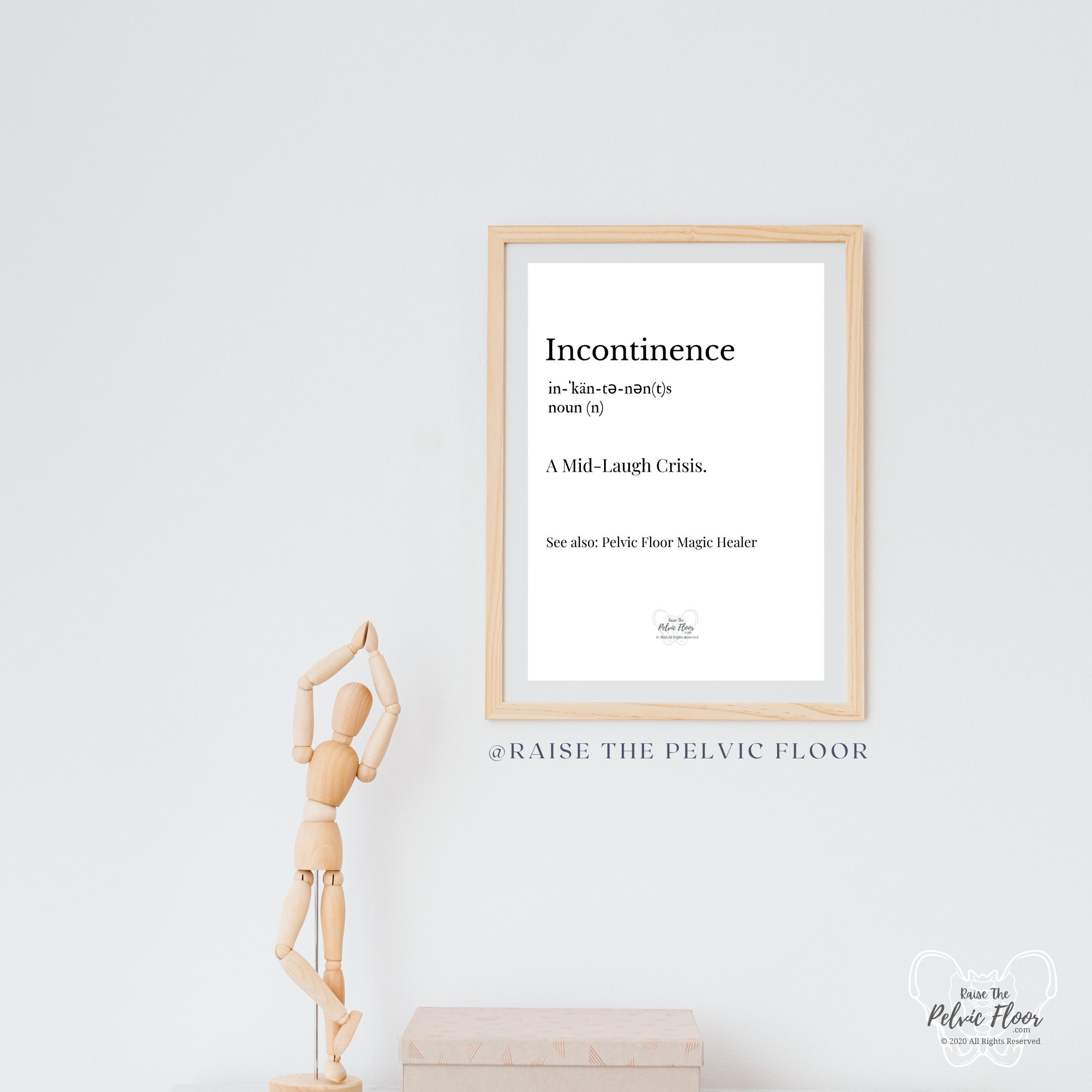 Digital Download* | Incontinence Fun Pun Definition- Pelvic Floor Thank ...