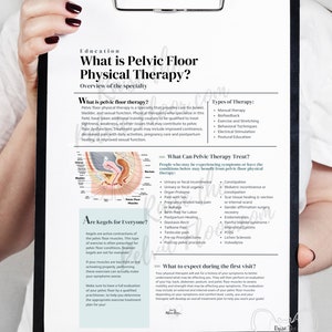 What is Pelvic Floor Physical Therapy Handout | *DIGITAL DOWNLOAD ...