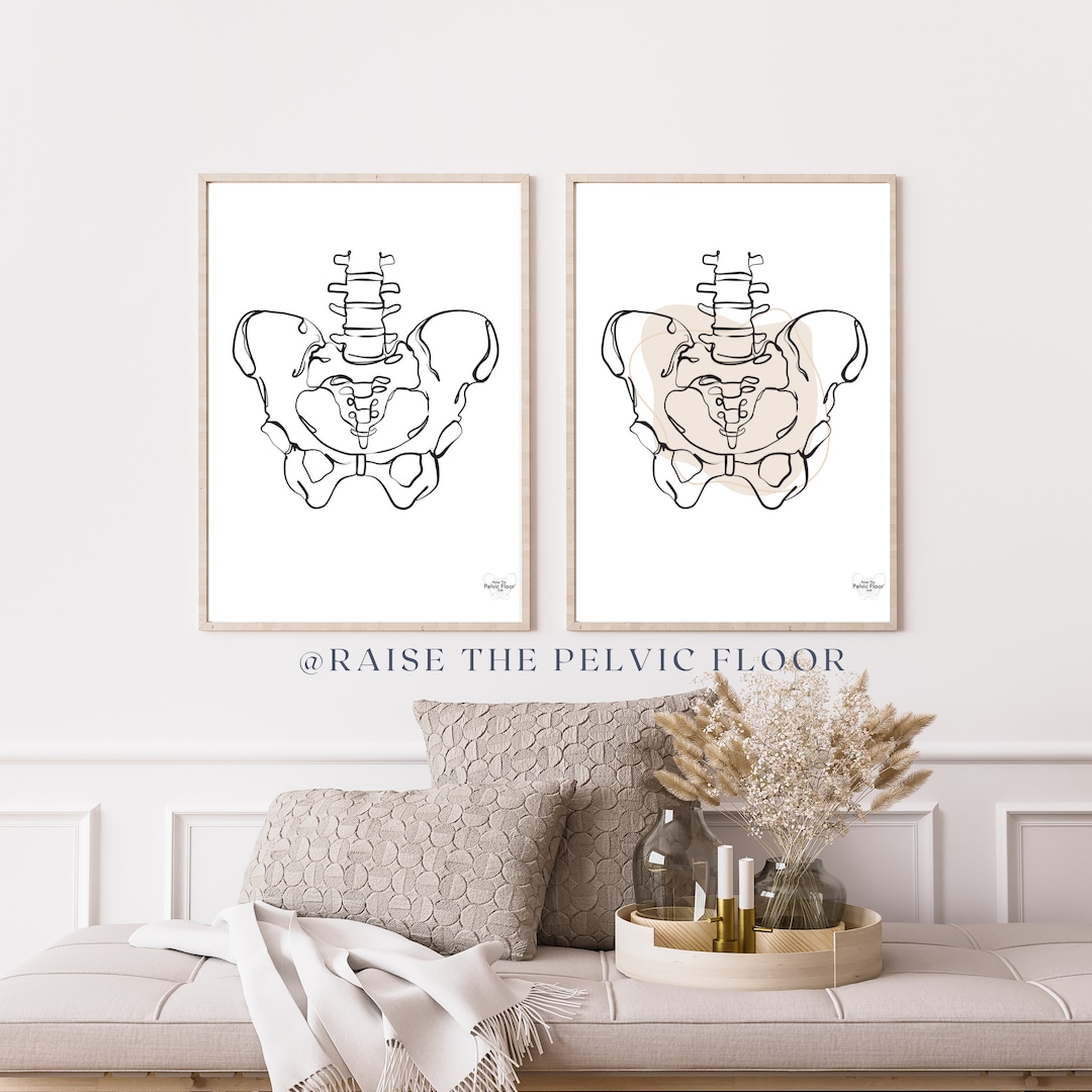 Pelvic Bones Art digital Download Abstract Pelvis, Line Art, Pelvic ...