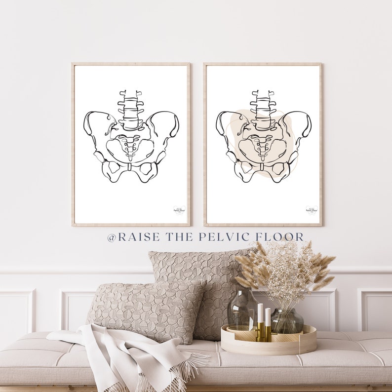 Pelvic Bones Art digital Download Abstract Pelvis, Line Art, Pelvic ...