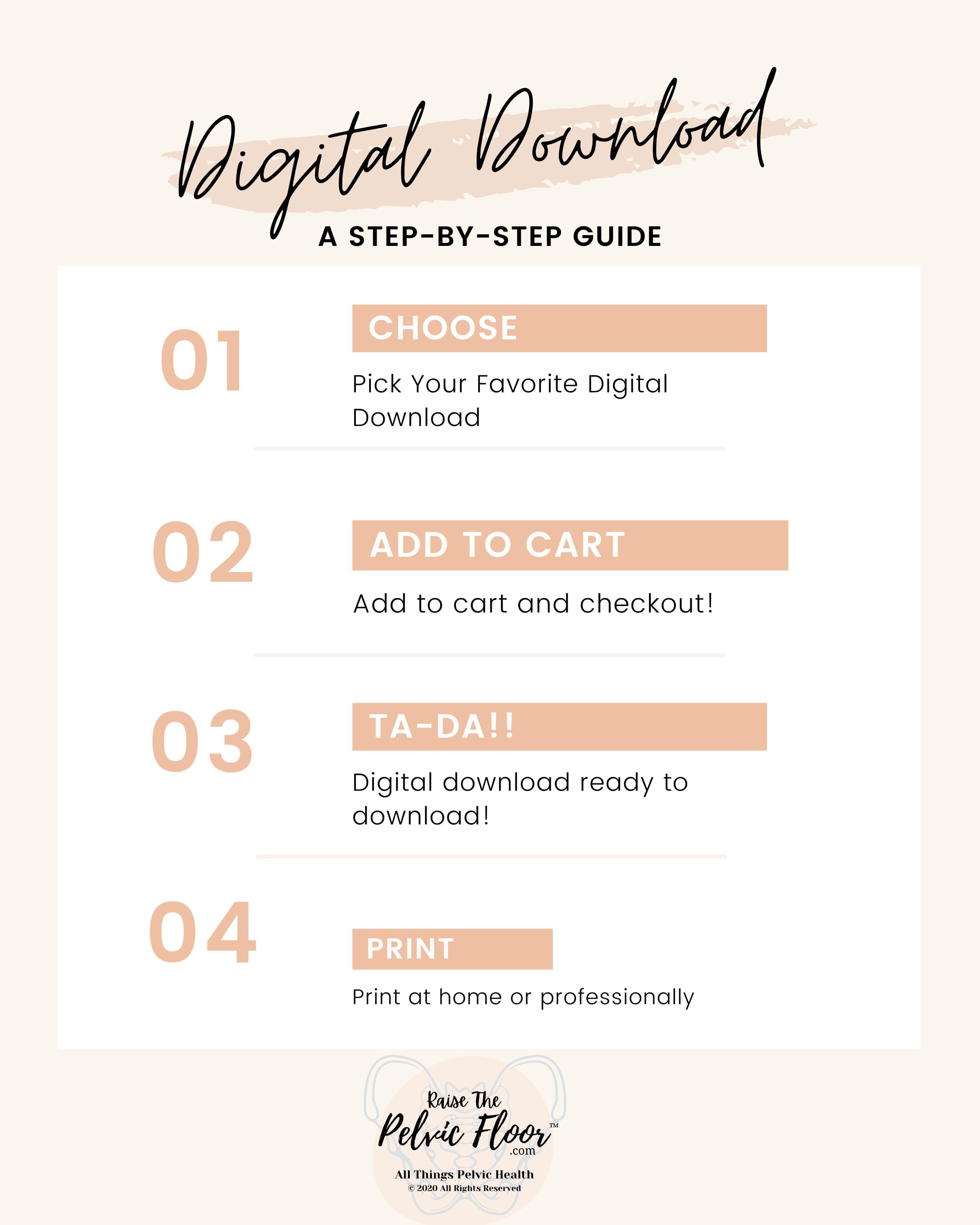 Digital Download* Labor Positions Pain Management Education Handout ...