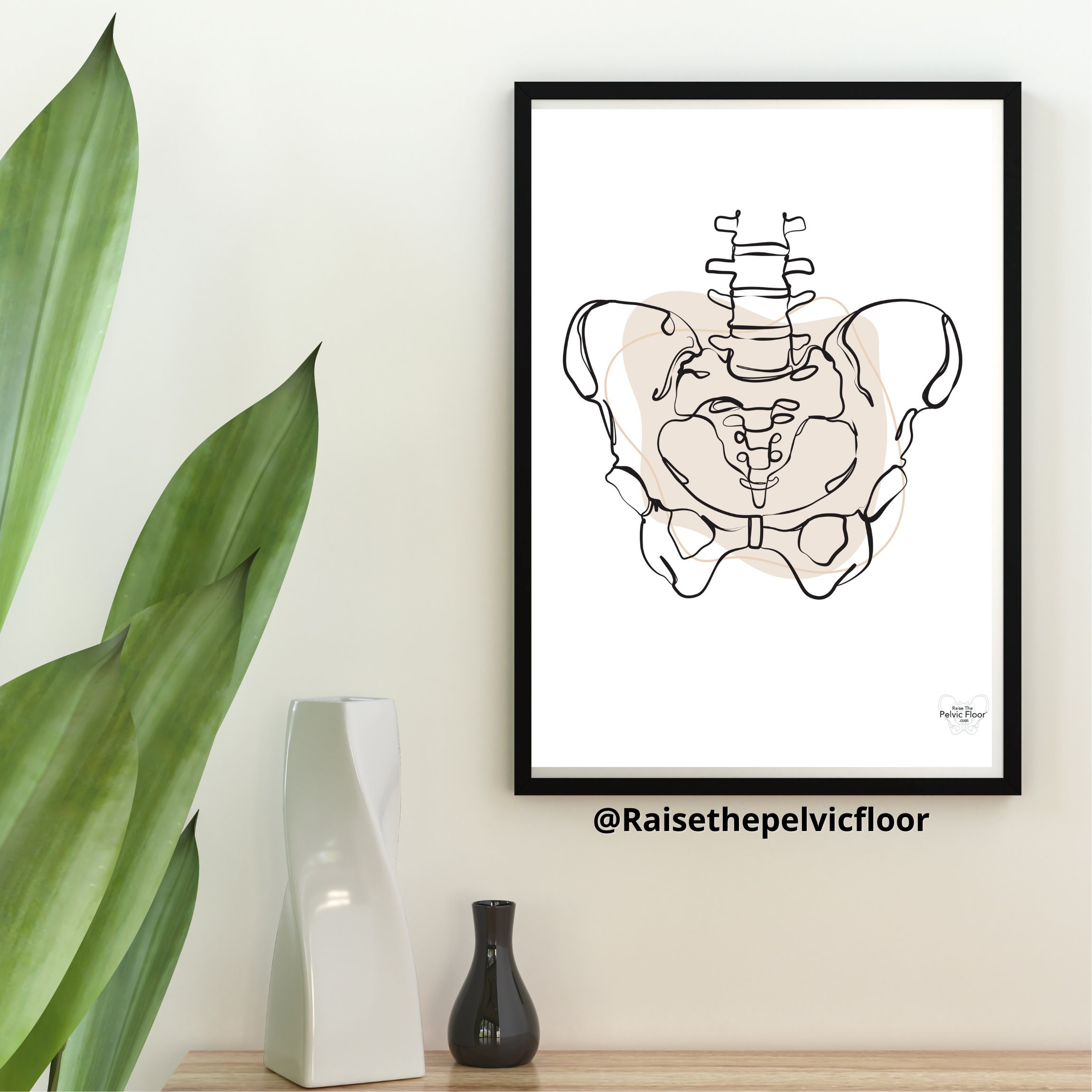 Pelvic Bones Art digital Download Abstract Pelvis, Line Art, Pelvic ...
