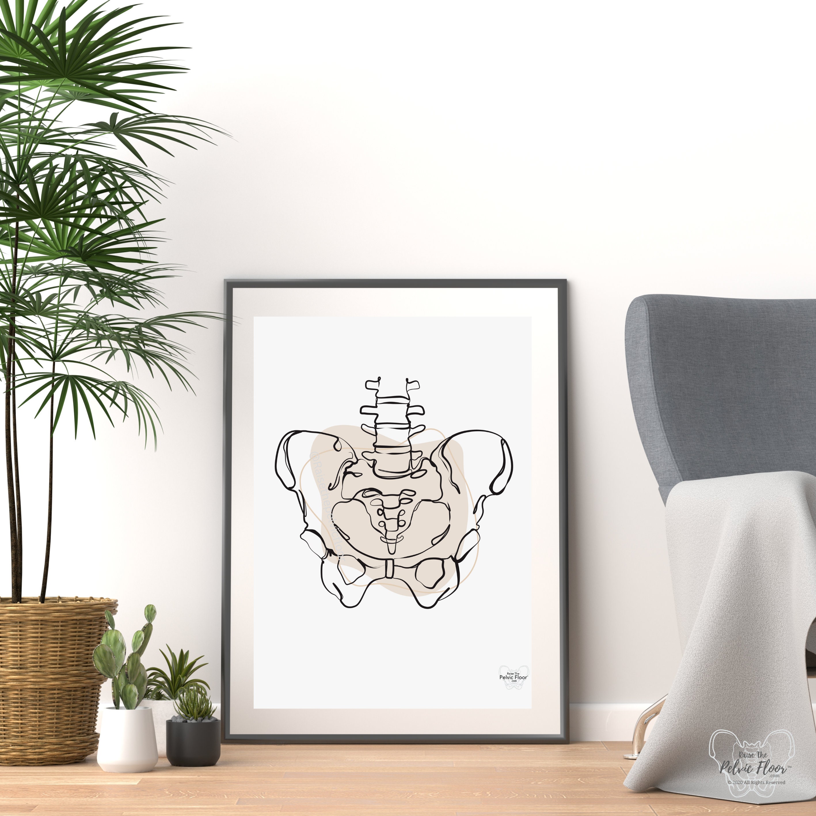 Pelvic Bones Art digital Download Abstract Pelvis, Line Art, Pelvic ...