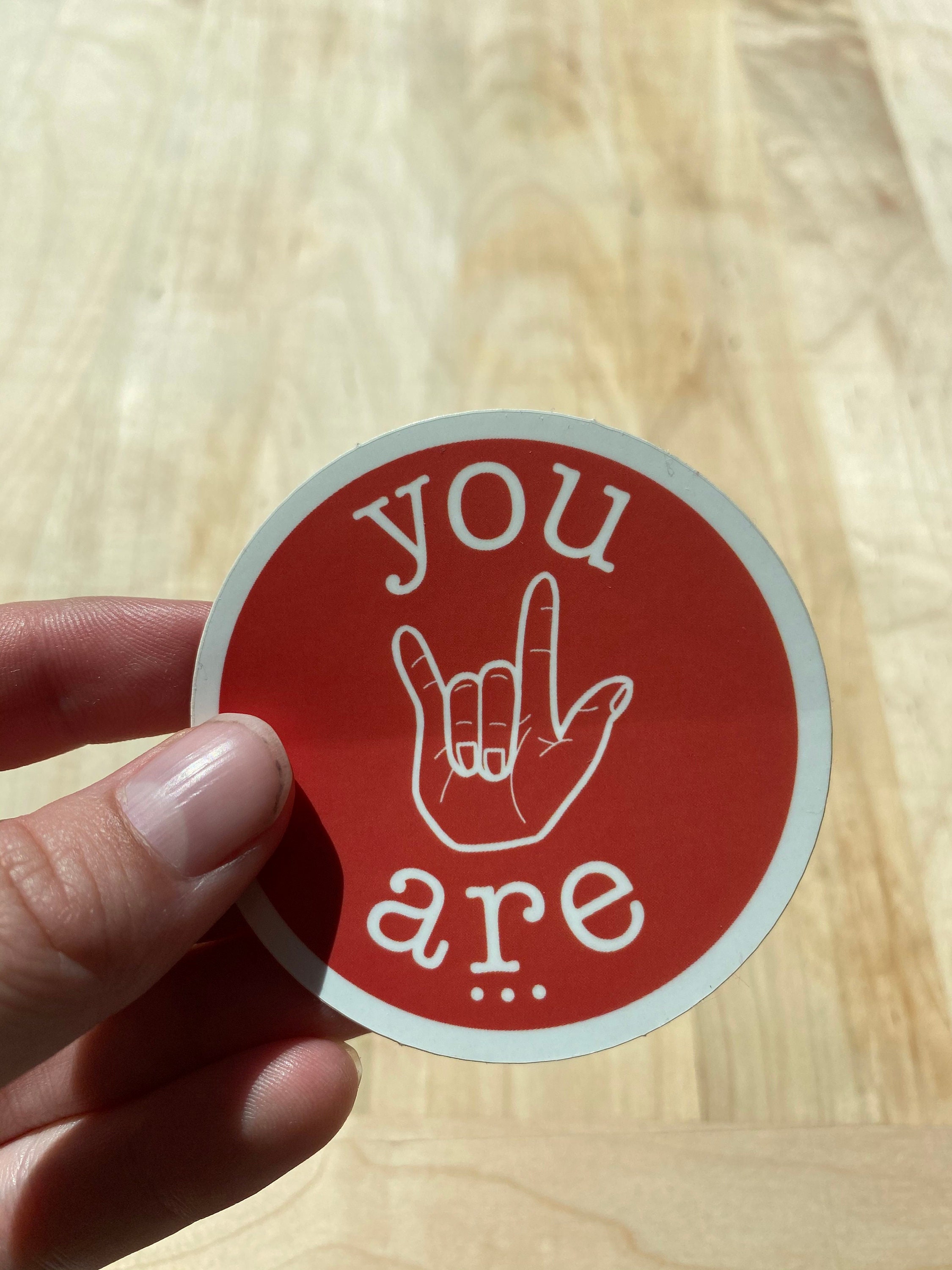 You Are Logo Sticker - Etsy