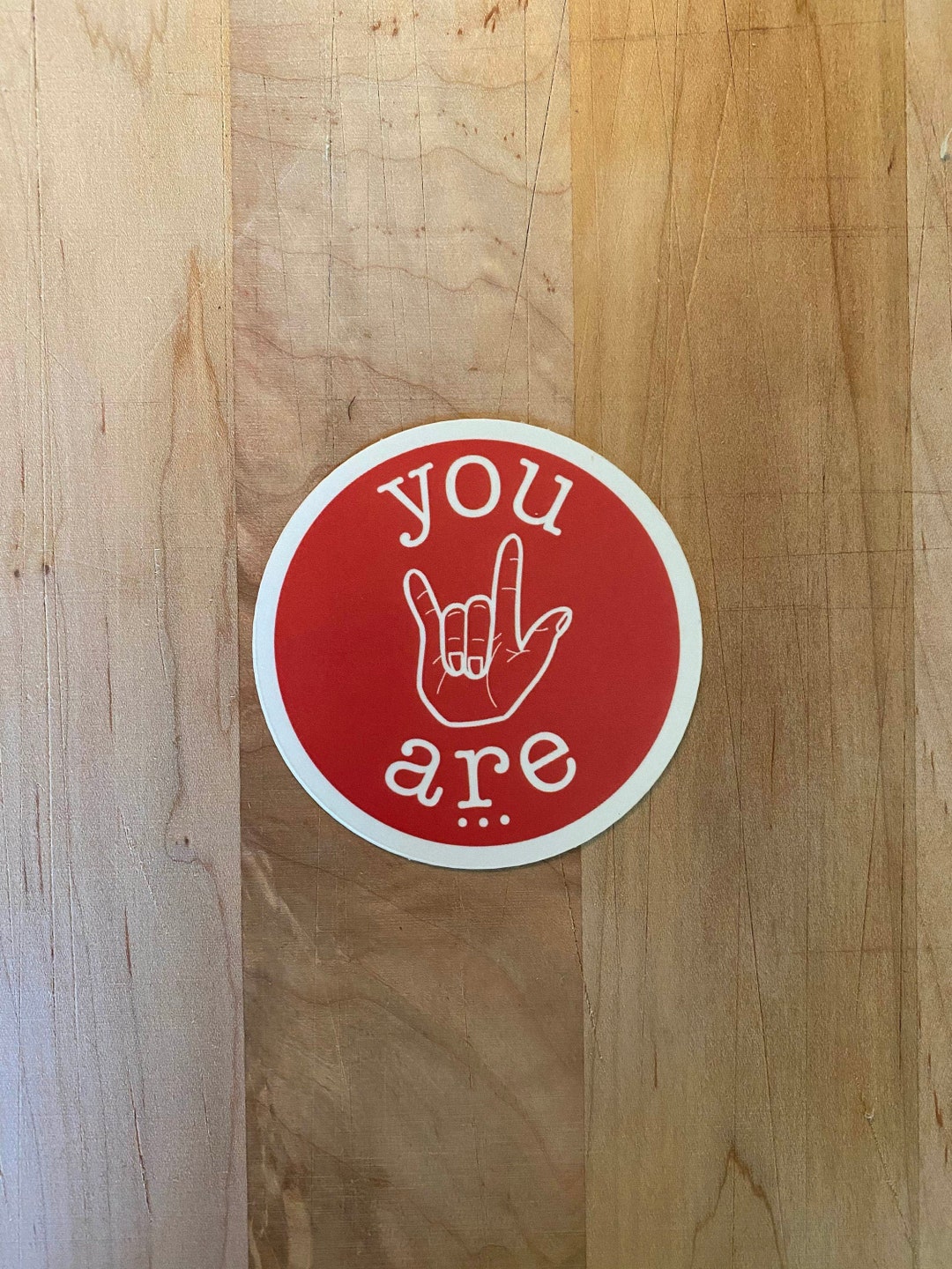 You Are Logo Sticker - Etsy