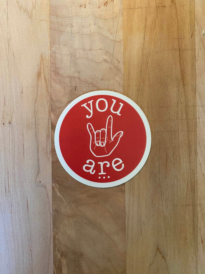 You Are Logo Sticker - Etsy