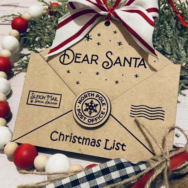 Dear Santa Ornament - Etsy