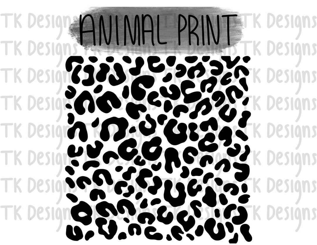 Leopard Print - Animal Print Svg - Etsy