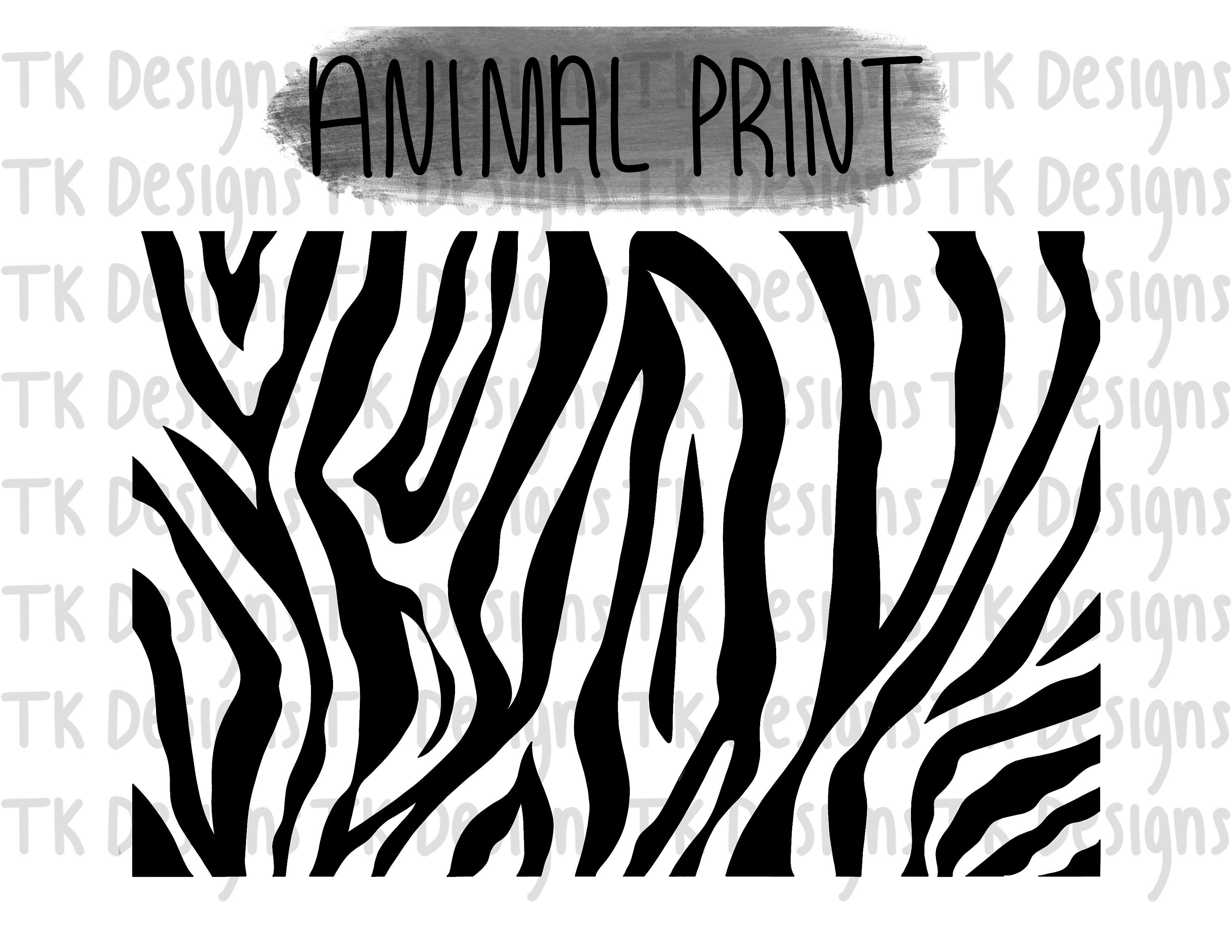 Zebra print animal print svg | Etsy