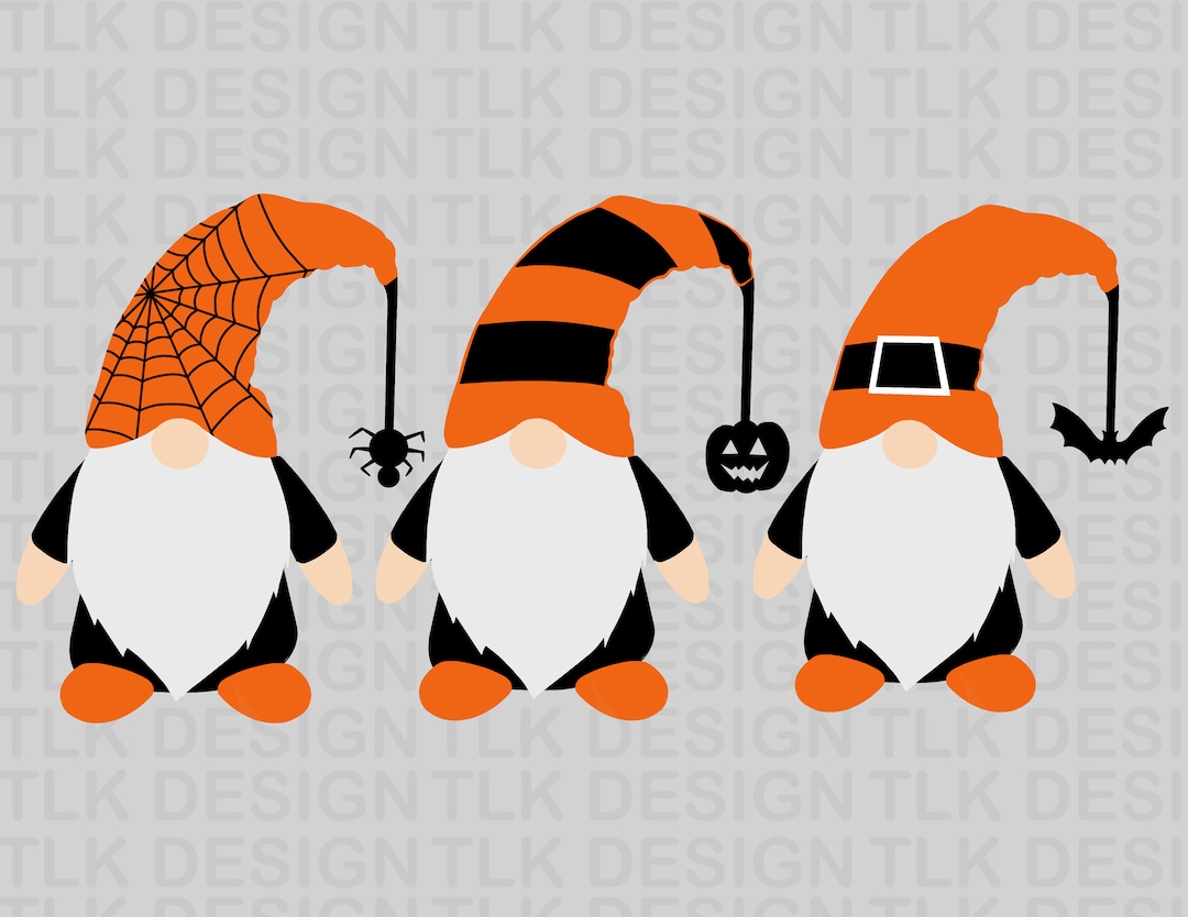 Halloween Gnome Svg Png - Etsy