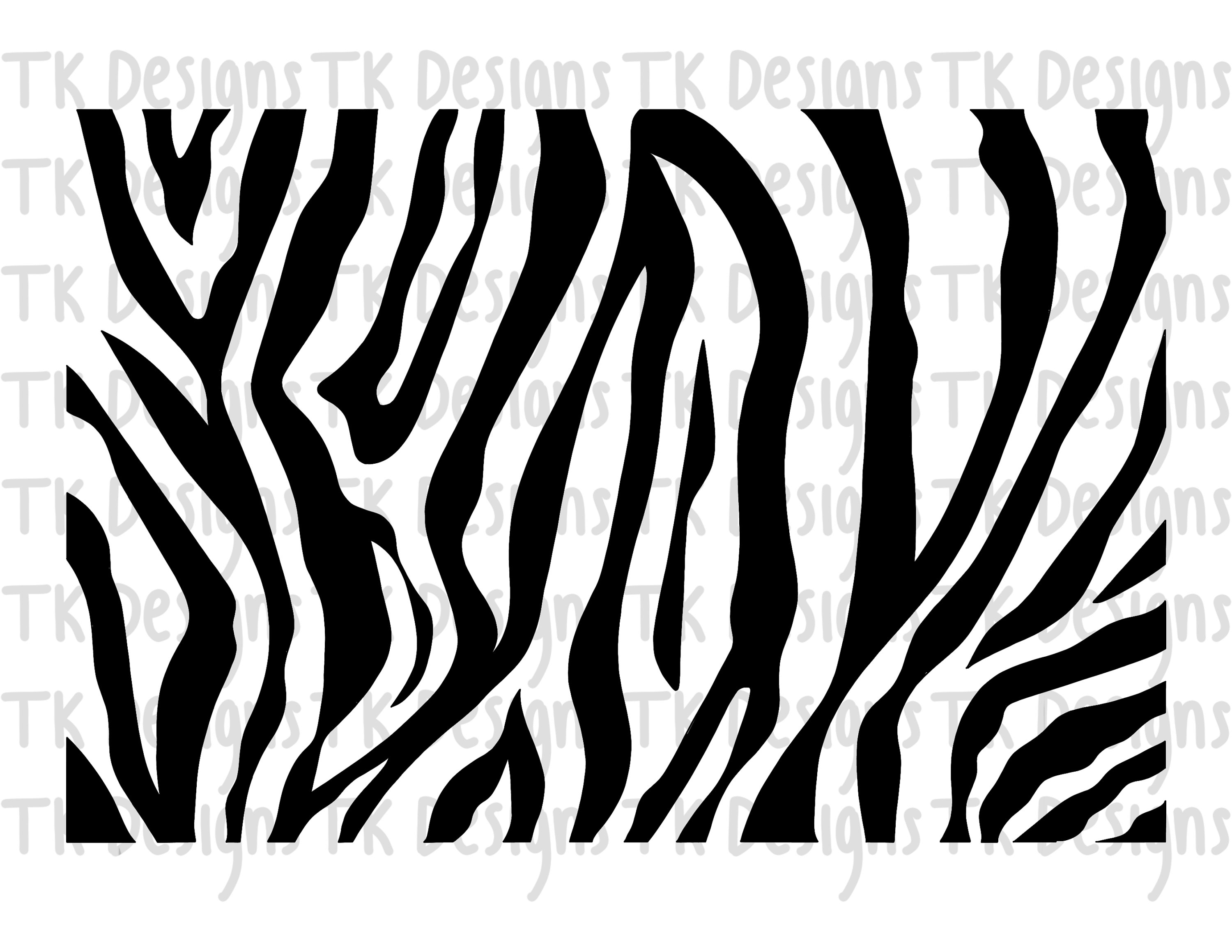 Zebra Print -animal Print Svg - Etsy